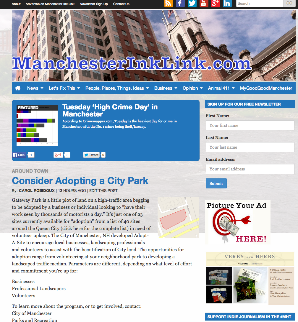 ManchesterInkLink: My New Adventure - Robidoux Ink Link